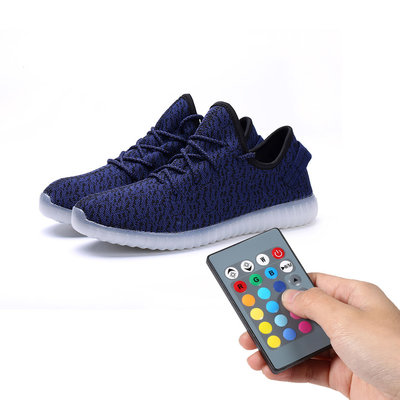 Night Jogging Remote Control LED Shoes Running Light Up Sneakers For Men supplier