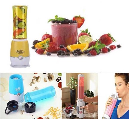 Shake N TakePortable Juicer Cup Baby Food Mixer Bottle Blender With On / Off Switch supplier