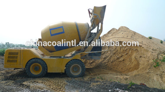 construction machine concrete mixer trailer pump/concrete mixer prices in China