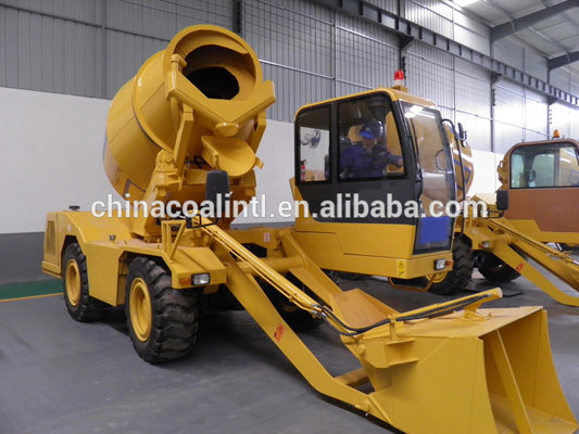 construction machine concrete mixer trailer pump/concrete mixer prices in China