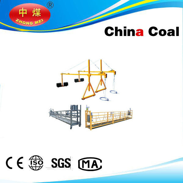 China coal group 2015 hot selling Aluminum / Steel Suspended Working Platform Hanging Scaffold