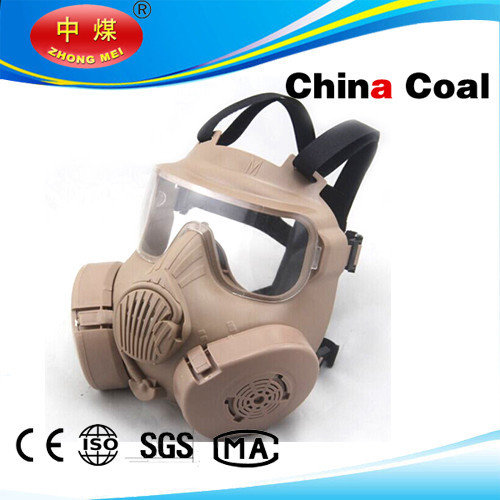 NEW Double Gas Mask protection filter Chemical Gas Respirator Face Mask Black/green/Tan