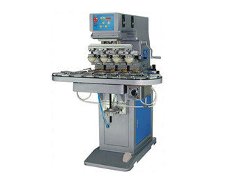 SPM4-200-16TN  4-color open tray pad printer for big box