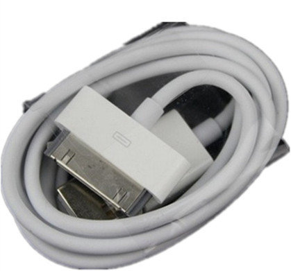 White Round USB 2.0 AM Cable