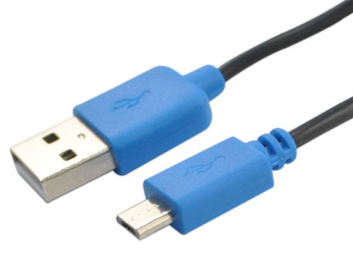 Blue USB Charging & Syncing A Male to Micro 5 Pin Cable
