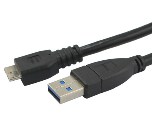 Black USB3.0 A Male to Micro Charge Cable