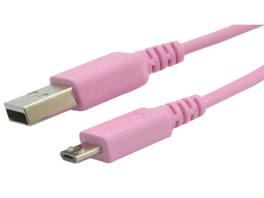 Pink USB2.0 Charge & Transfer Data Cable A Male to Micro 5 Pin Connector Cable