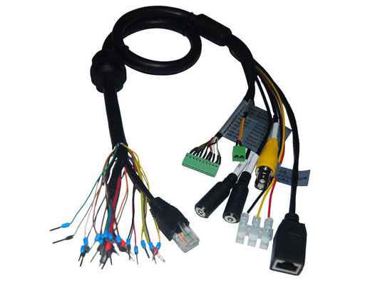 Security Cable Group Bus RJ45 Plug to RJ45 Socket plus BNC Female Cable