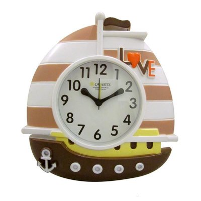 Sailing Boat design digital alarm clock
