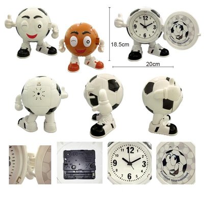 Football and Basketball Shape Alarm Clock