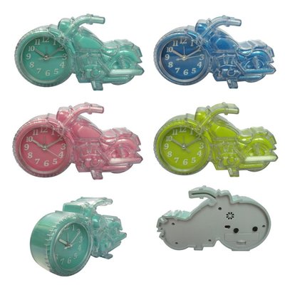 motorbike shape table clock for home decoration