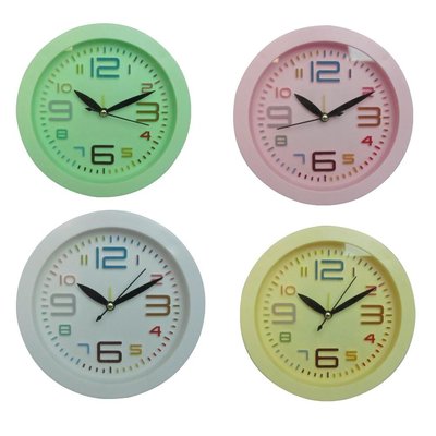 Digital round shape alarm clock