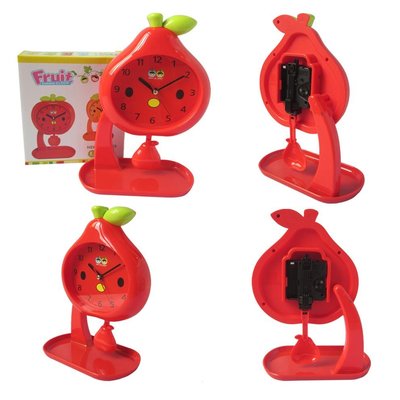 Pear Shape Table Clock for Home Decoration