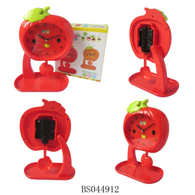 Apple Shape Table Clock for Home Decoration