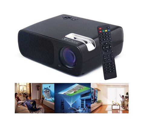 2600 Lumens 800x480 USB/HDMI/TV/AV/YPBPR/VGA/Audio Input LED Video Projector HD Home Theater Projector