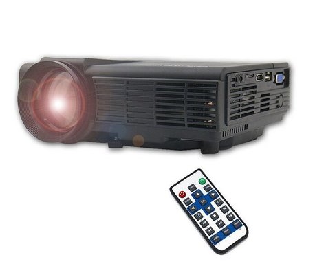SQ5 800*480 Mini Portable HDMI VGA USB AV Audio Input LED Home Theater Cinema Projector