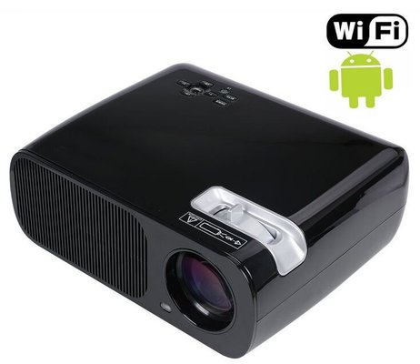 2600 Lumens 800x480 USB/HDMI/TV/AV/YPBPR/VGA/Audio Input Wireless LED Video Projector HD Home Theater Projector