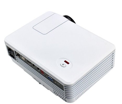 RD805 800 Lumens HDMI/VGA/USB/AV/Audio Input Mini Home Theater Projector  (White)