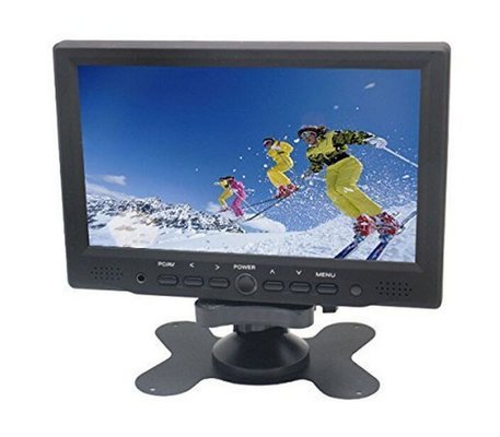 7" Digital TFT-LED Color Receiver  HDMI/VGA/AV Input Car/PC Monitor