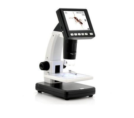 3.5 Inches Portable And Standalone 500x5M LCD Digital Microscope For High Definition Microscopic Observation