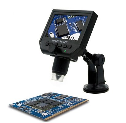 G600 Handheld 1-600X 3.6MP Digital Microscope Continuous Magnifier with 4.3inch HD LCD Display