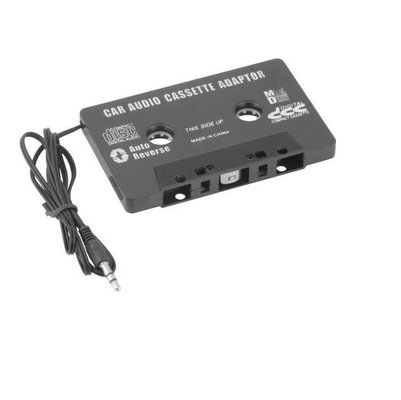 Car Audio Cassette Adapter With  3.5mm Audio Headphone Jack For MP3 Player , Ipod , Mobile Phone est.