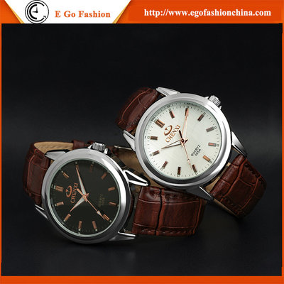 005A New Fashion Women Men Quartz Stainless Steel Watch Rhinestones Couple Leather Watches