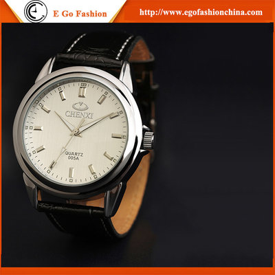 005A2 Fashion Jewelry Wholesale Leather Watches Unisex Man Woman Stainless Quartz Watches