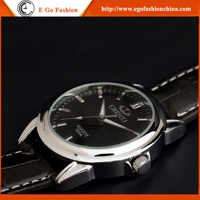 005A2 Fashion Jewelry Wholesale Leather Watches Unisex Man Woman Stainless Quartz Watches