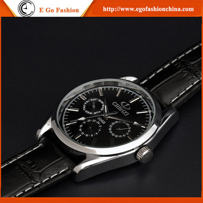 006B2 Fashion Business Watch Unisex Stainless Steel Watches Man Woman Leather Quartz Watch