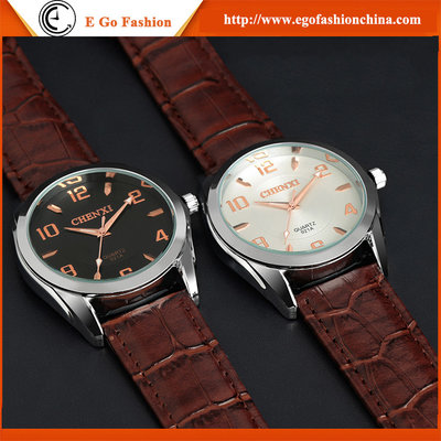 021AR Fashion Business Wacth for Man Leather Band Big Dia OEM Watches Quartz Analog Watch