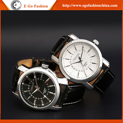 023A2 E Go Fashion Business Leather Watch Unisex OEM Your Logo Genuine Quartz Watch Woman