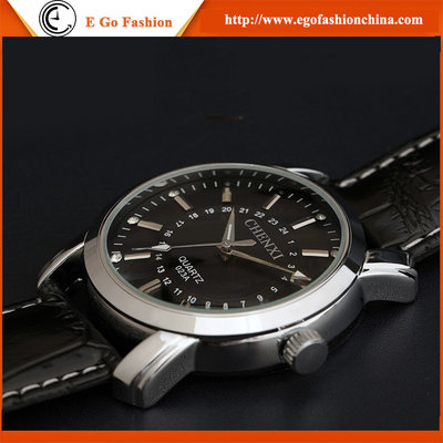 023A2 E Go Fashion Business Leather Watch Unisex OEM Your Logo Genuine Quartz Watch Woman