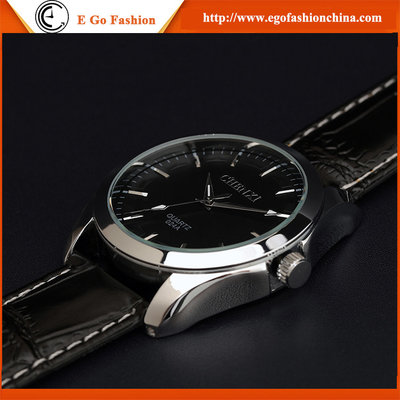024A2 CHENXI Branding Watch Leather Strap Stainless Steel Back Watches Quartz Analog Watch