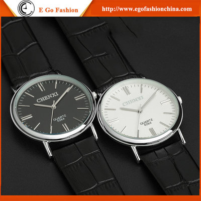 026A Genuine Cow Leather Watch OEM Service Provided Unisex Quartz Analog Watches Men Watch