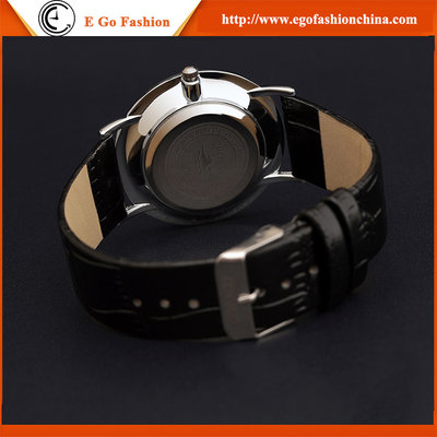 026A Genuine Cow Leather Watch OEM Service Provided Unisex Quartz Analog Watches Men Watch
