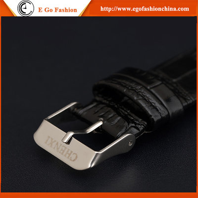 026A Genuine Cow Leather Watch OEM Service Provided Unisex Quartz Analog Watches Men Watch