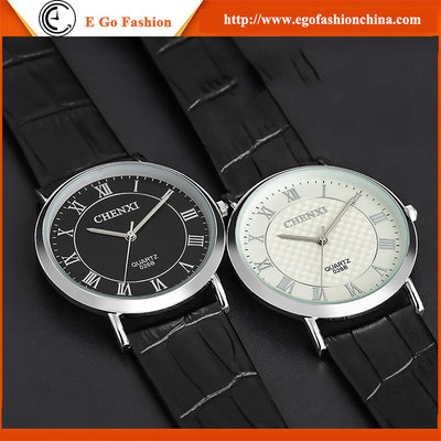 026B Fashion Jewelry Wholesale Watches Man Woman Unisex Quartz Analog Watch Leather Watch
