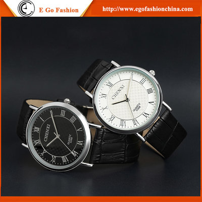 026B Fashion Jewelry Wholesale Watches Man Woman Unisex Quartz Analog Watch Leather Watch