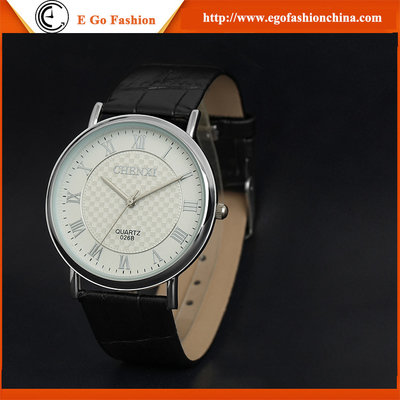 026B Fashion Jewelry Wholesale Watches Man Woman Unisex Quartz Analog Watch Leather Watch