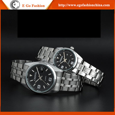 D003 Day&Date Stainless Steel Watches for Couple Couples Watch Business Classic Watch Man