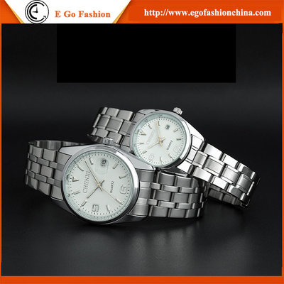 D003 Day&Date Stainless Steel Watches for Couple Couples Watch Business Classic Watch Man
