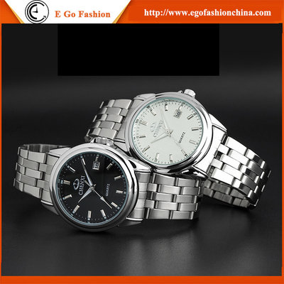 D005A Day&Date Display Luxury Branding Watches for Business Man Full Stainless Steel Watch