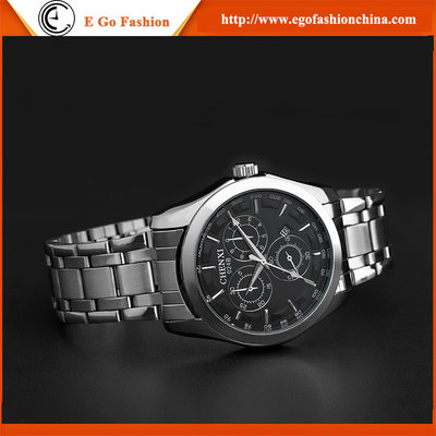 024B 3 Subdials Big Dial Watch for Man Unisex Watch Luxury Watches Stainless Steel Watch
