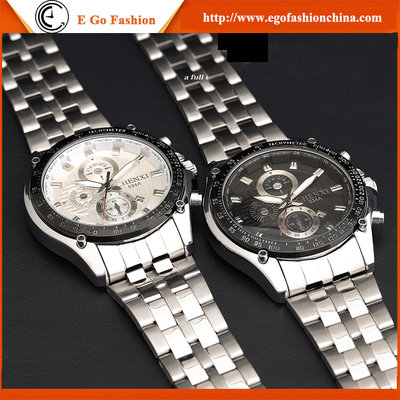 034A Full Stainless Steel Watch for Business Man Sports Watch Casual Watches Gift Watches