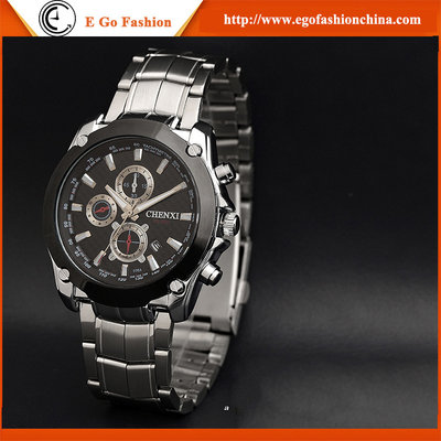 036A Fashion Jewelry Casual Watch Business Men Watches Stainless Steel Quartz Watch Man