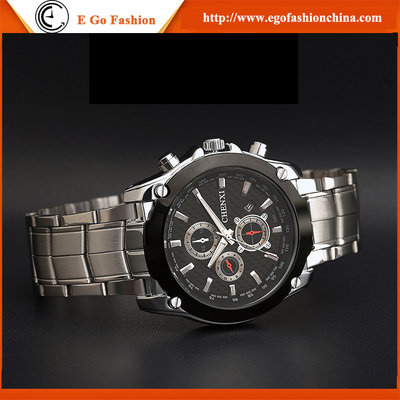 036A Fashion Jewelry Casual Watch Business Men Watches Stainless Steel Quartz Watch Man