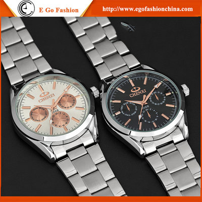 006B Rose Gold Numerals Small Dials Men Watch Stainless Steel Watch Luxury Stylish Watches