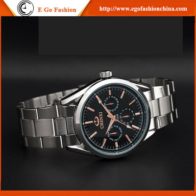 006B Rose Gold Numerals Small Dials Men Watch Stainless Steel Watch Luxury Stylish Watches