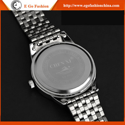 051A Fashion Classic Watch Round Case Rose Gold Marks Stainless Steel Watch Quartz Watches